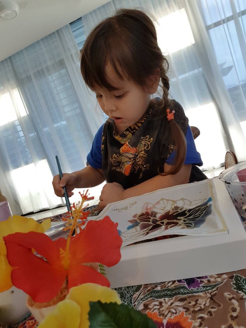 Batik Bunga Raya Painting Workshop for Malaysian National Day 31 August ...