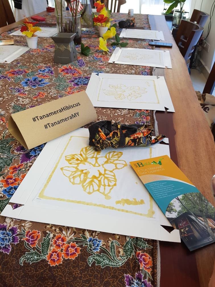 Batik Bunga Raya Painting Workshop for Malaysian National Day 31 August ...